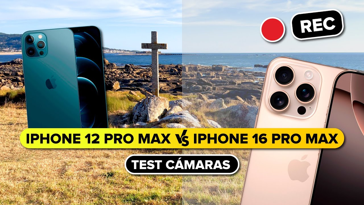 iPhone 16 Pro MAX vs iPhone 12 Pro MAX - TEST de Cámaras al GRABAR ...