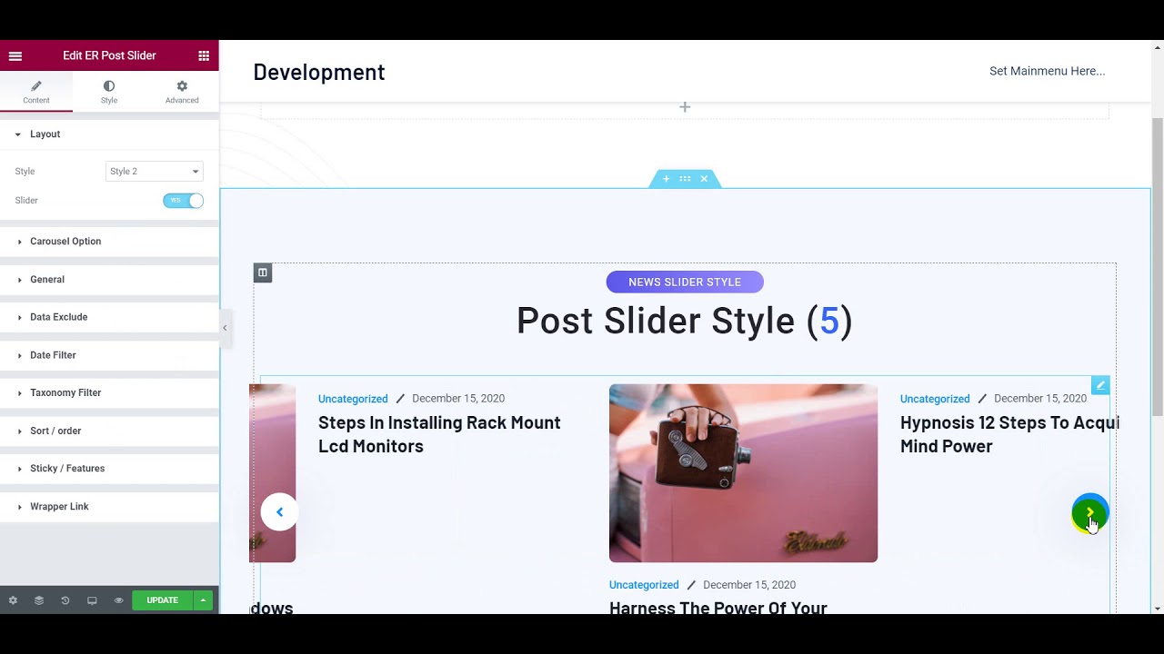 ElementsReady Post Slider Widget - YouTube