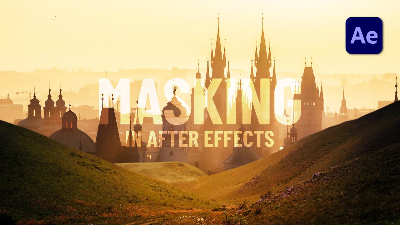 How to Create Mask Images in after effects - YouTube