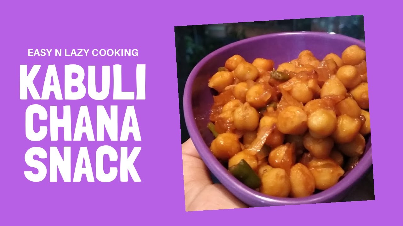 Kabuli chana snack.... Tasty and easy recipe... - YouTube