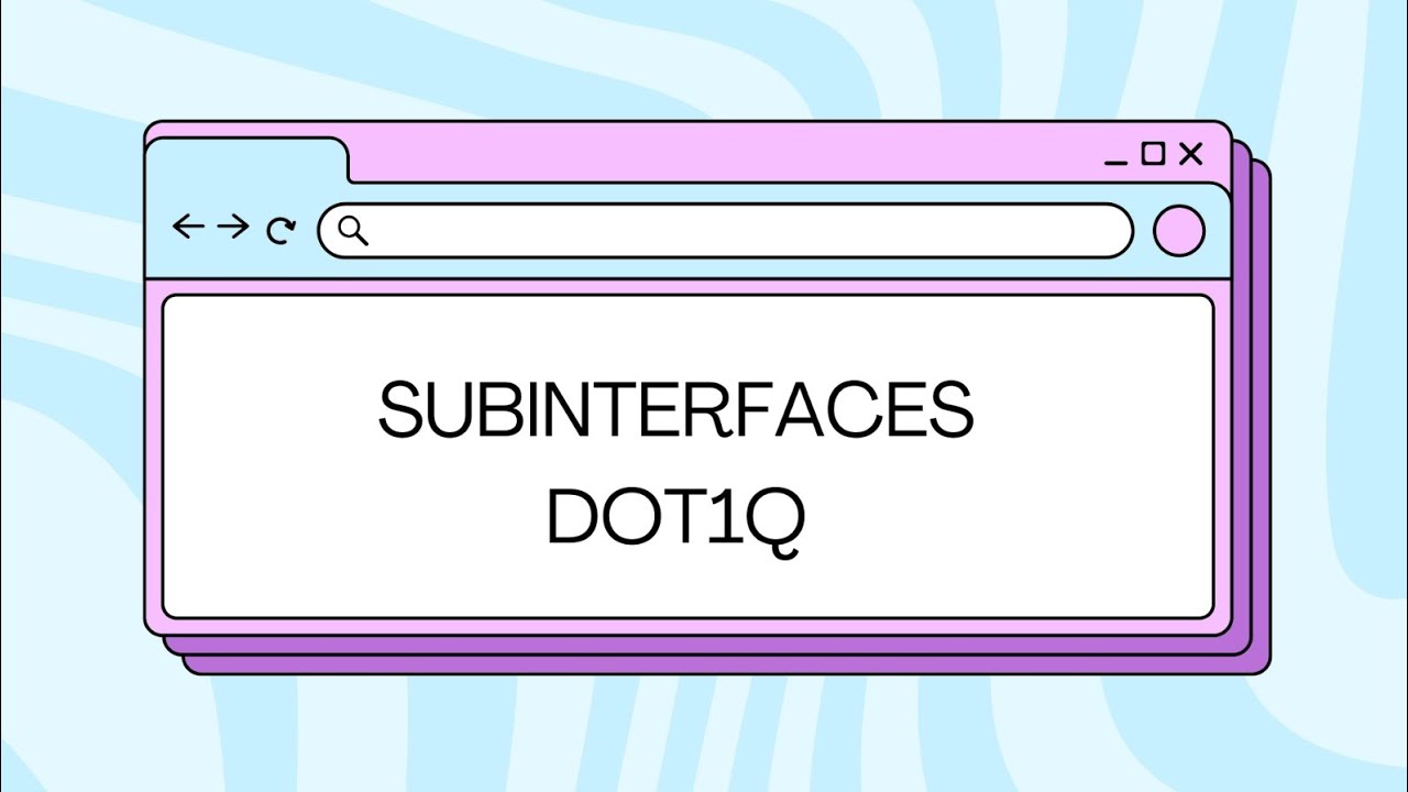 Programación de subinterfaces en un router cisco - YouTube