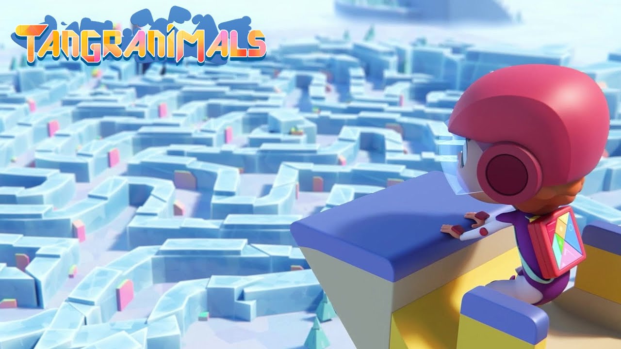 Tangranimals | The Cheating Maze (S01E08) Cartoon in English for Kids ...