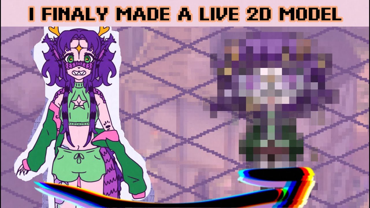 I FINALLY MADE a LIVE 2D MODEL - YouTube