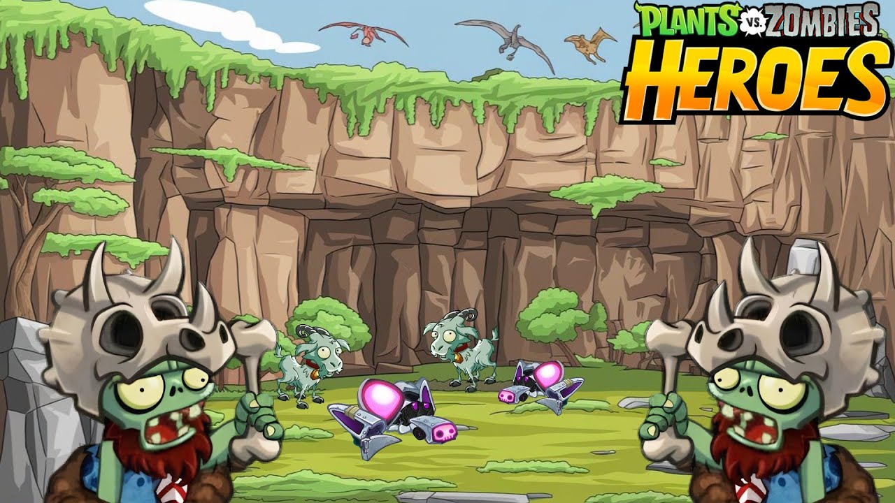 Jurassic Fossilhead will extinguish your hopes! (PvZ Heroes) - YouTube