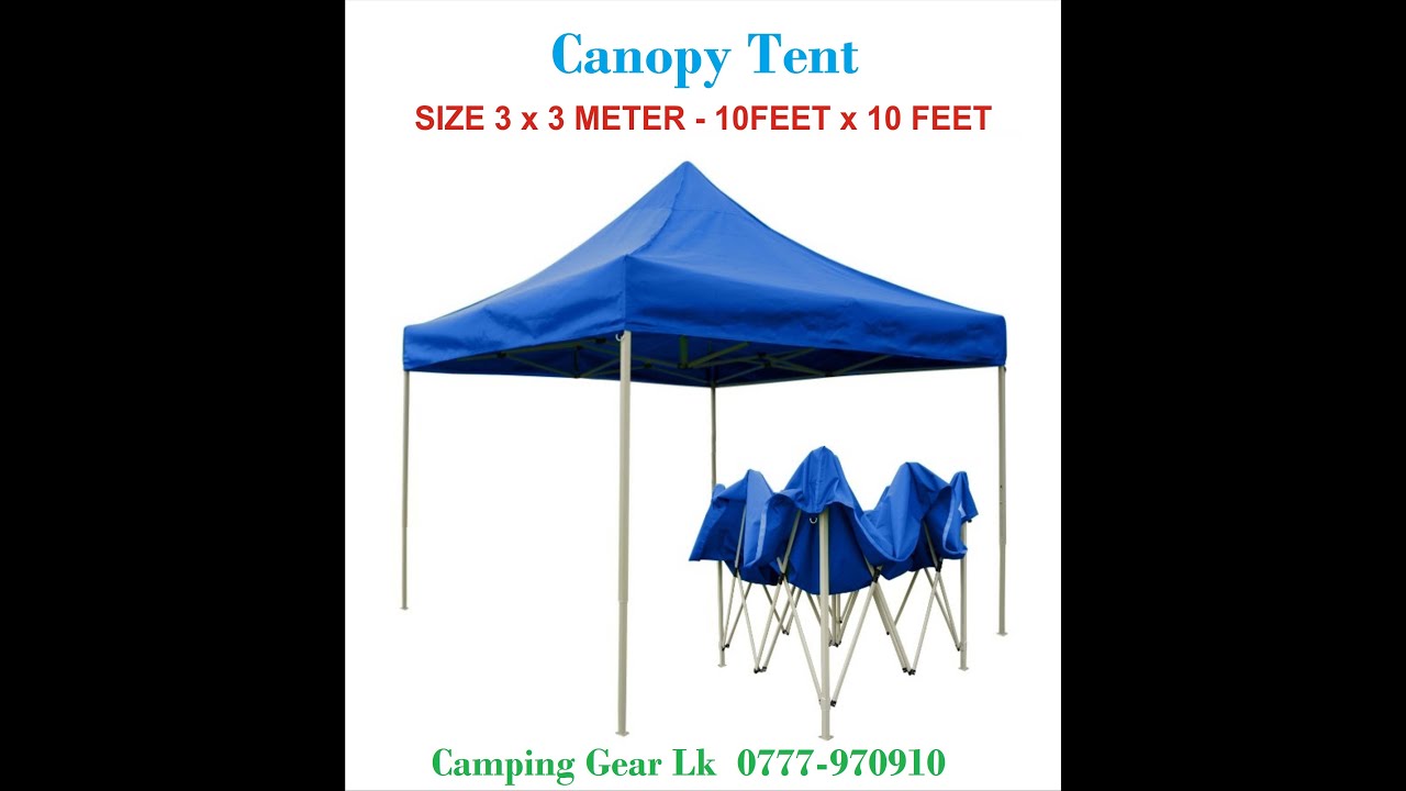 Canopy Marquee Hut Srilanka - YouTube