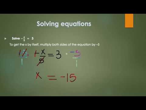 8 | Math | Solving Linear Equations - YouTube