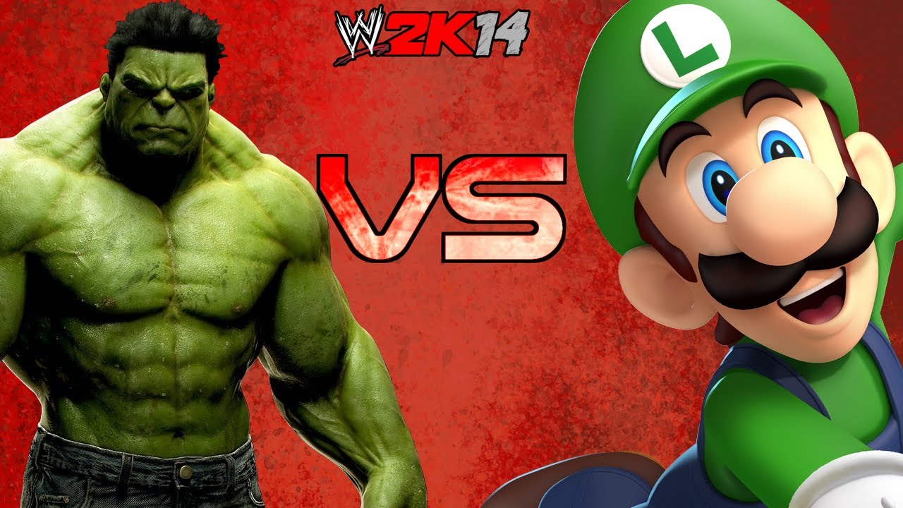WWE 2K14: HULK VS Luigi [FR//HD] - YouTube