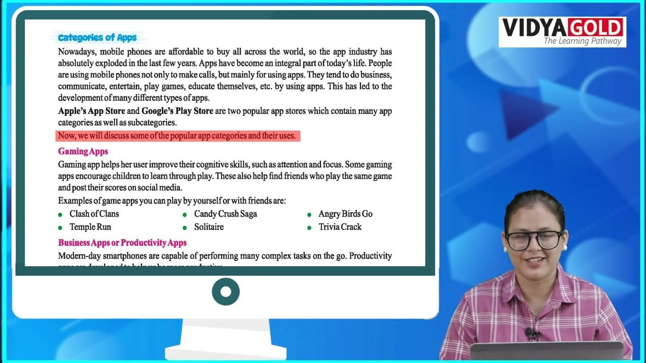 Ch 7 | Vidya Gold | Computer | Class 8 | App Development: Thunkable ...