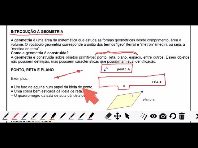 Ponto Na Geometria Material Geometria 6º Ano | PDF