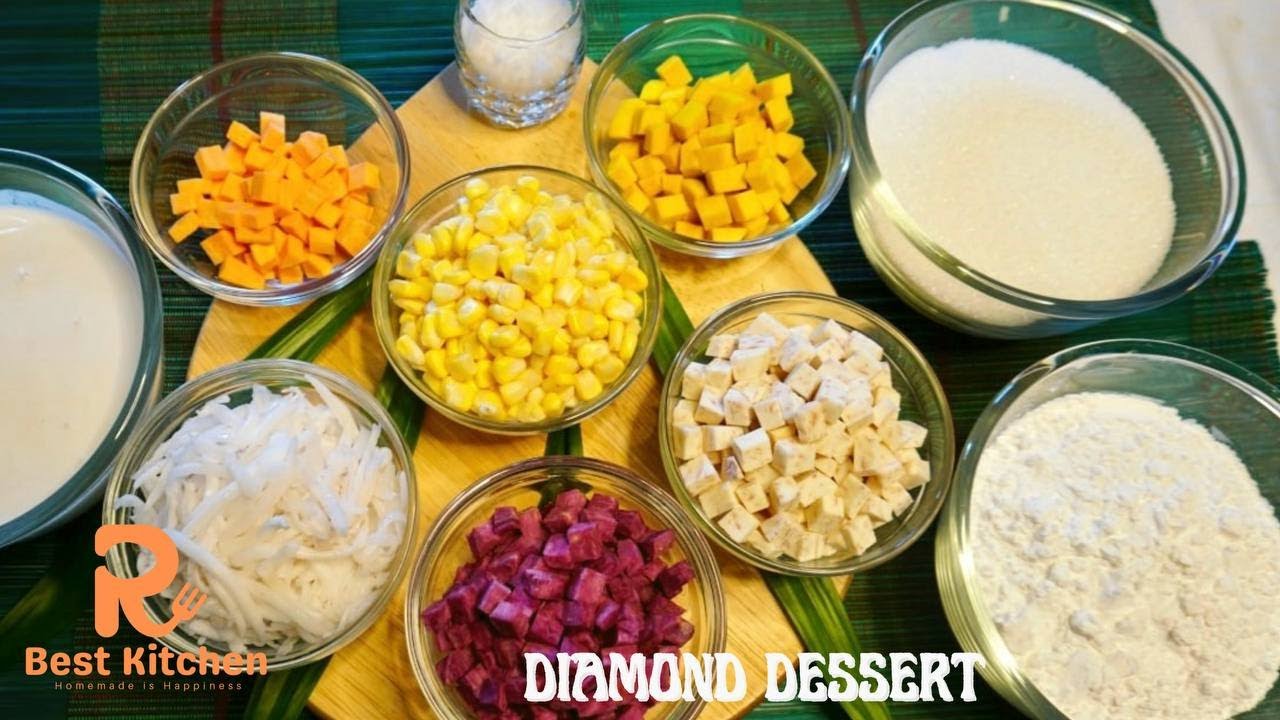 Yummy Diamond Dessert | Diamond Healthy Dessert | Dessert Recipes ...