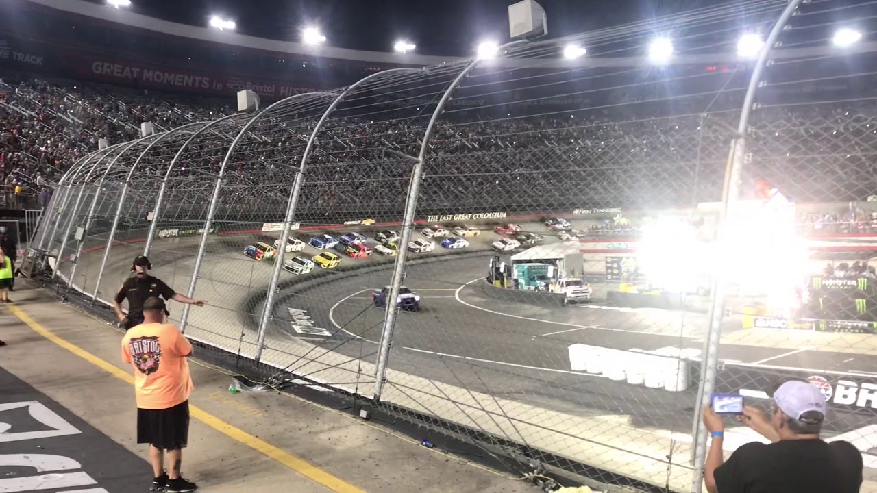 2019 NASCAR Bristol Night Race From the Front Row! - YouTube