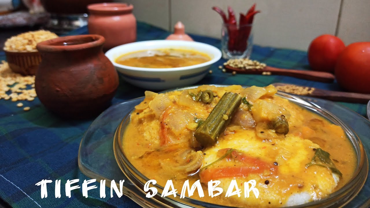 Tiffin Sambar | Side dish For Idly/Dosa |Idly Sambar | Dwarkamai Style ...