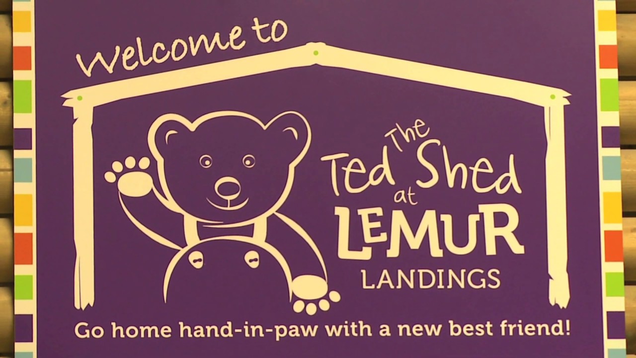 The Ted Shed at Lemur Landings - YouTube