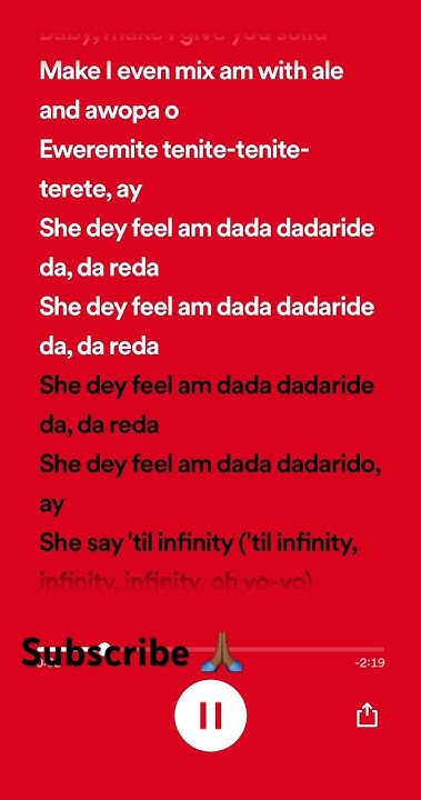 Infinity (Lyrics)- Olamide Ft Omah Lay #afrobeat #olamide #omahlay #infinity #shortsvideo - YouTube
