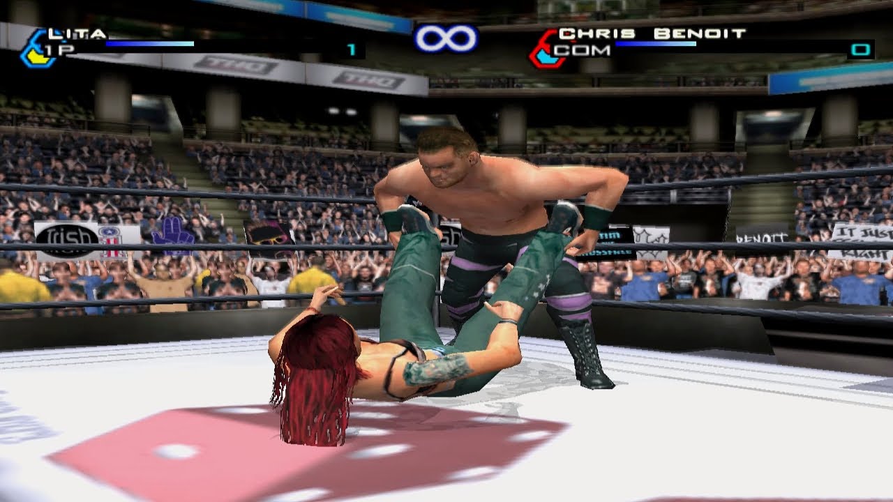 Chris Benoit vs. Lita | Fully Loaded | Queen of Extreme | WWF ...