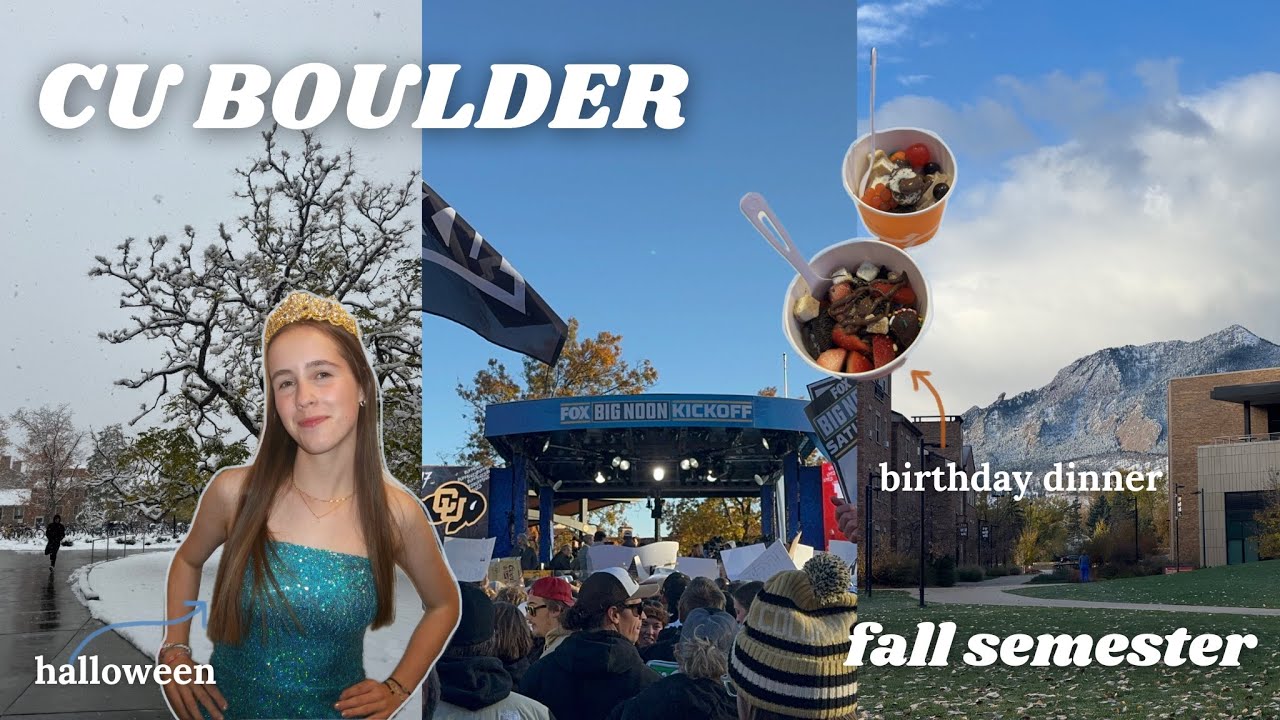 november at CU BOULDER | halloween, football, midterms - YouTube