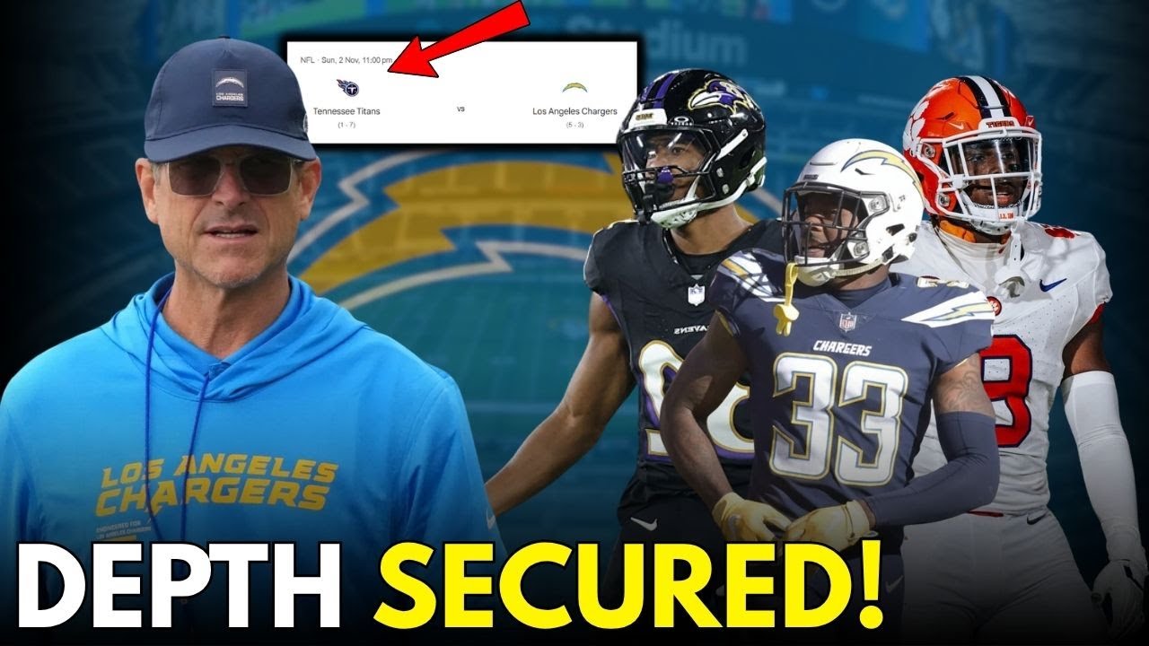 BREAKING: Chargers Shock NFL with Emergency Signing — Titans Should Be ...