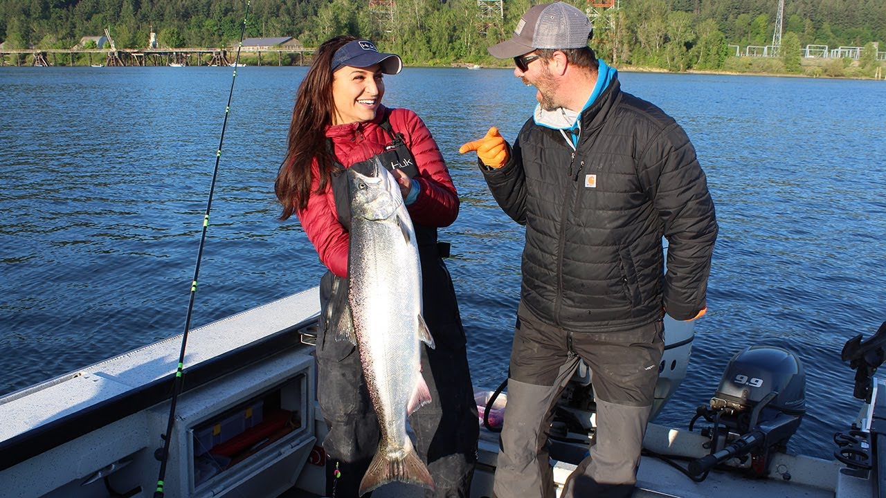 Prawn and Sand Shrimp Spinner Rigs for Spring Chinook - YouTube