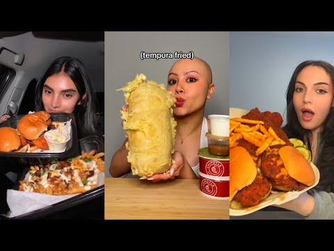 MUKBANG TikToks 🍔🧀|| MUKBANG Compilation || Part 90 ||