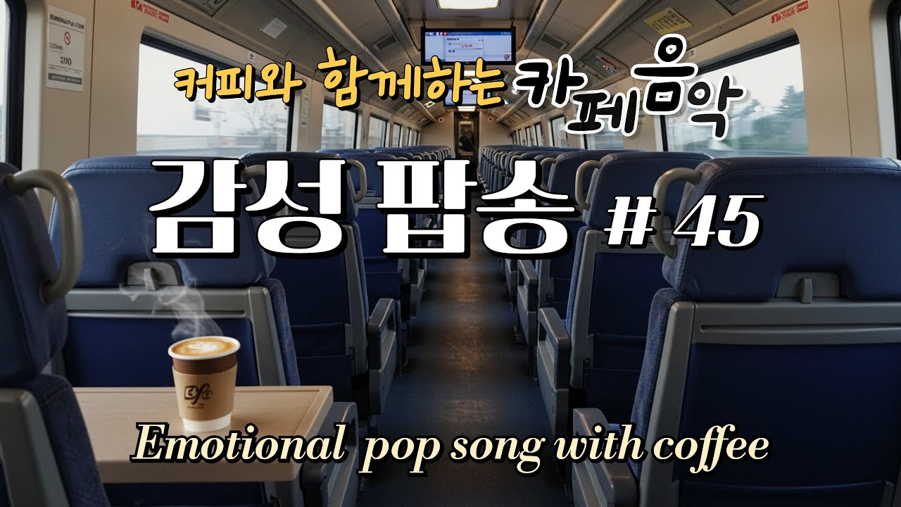 Playlist 45 그냥 틀어 놓는 음악 기차 창밖을 스치는 옛 추억과 커피 한잔🎶감성팝송힐링음악감성 올드팝서정적