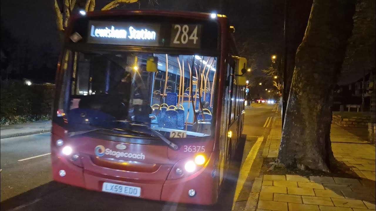 *INSANELY RARE* Stagecoach London 36375 LX59EDO Bus Route 284 - YouTube