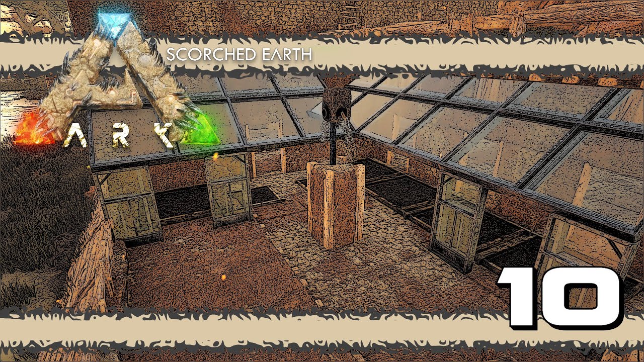 ARK: Scorched Earth E10 - WATER, CROP PLOTS AND CRYSTAL!! - YouTube
