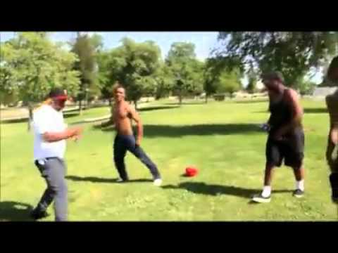 Guy gets drop kicked. - YouTube
