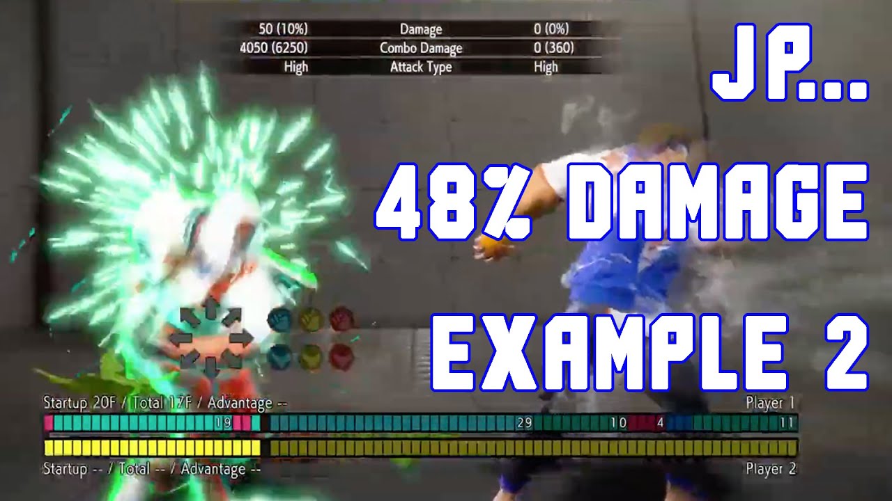Street Fighter 6 - JP Level 2 To Level 1 SA Combo: Example 2 - 48.9% ...