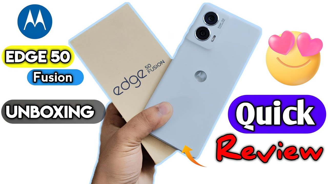 Motorola Edge 50 Fusion Unboxing and Quick Review | Motorola Edge 50 ...