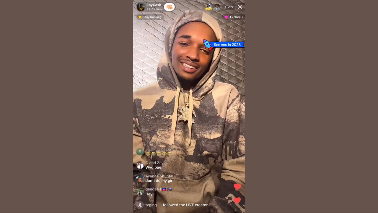 Isaiah hill tiktok live part 2 - YouTube