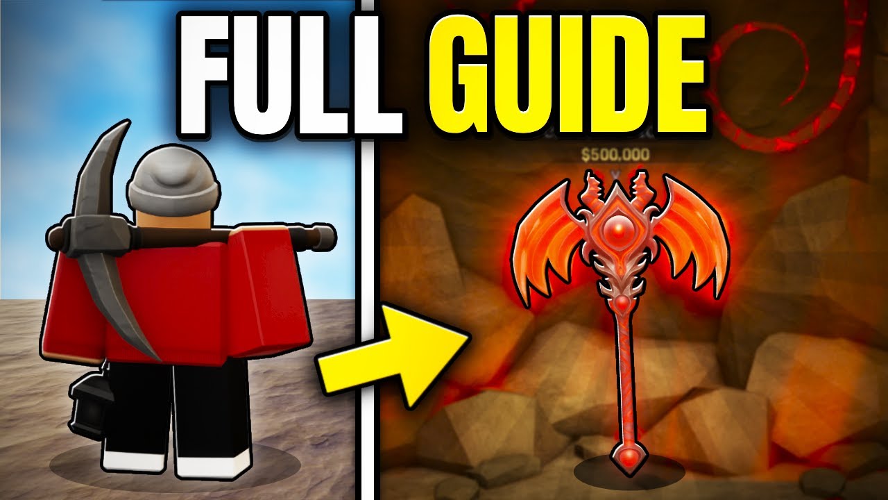 BEST PROGRESSION GUIDE TO DEMONIC PICKAXE! (The Forge) - YouTube