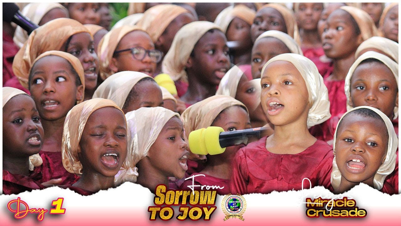 CHILDREN CHOIR MINISTRATION - FROM SORROWTO JOY DAY 1 - YouTube