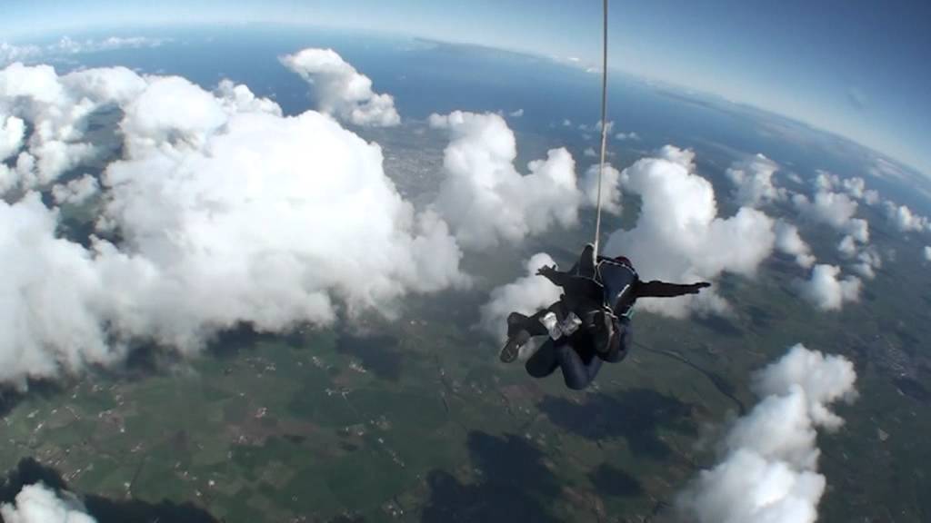 Valerie's Tandem Skydive @ Wild Geese - YouTube