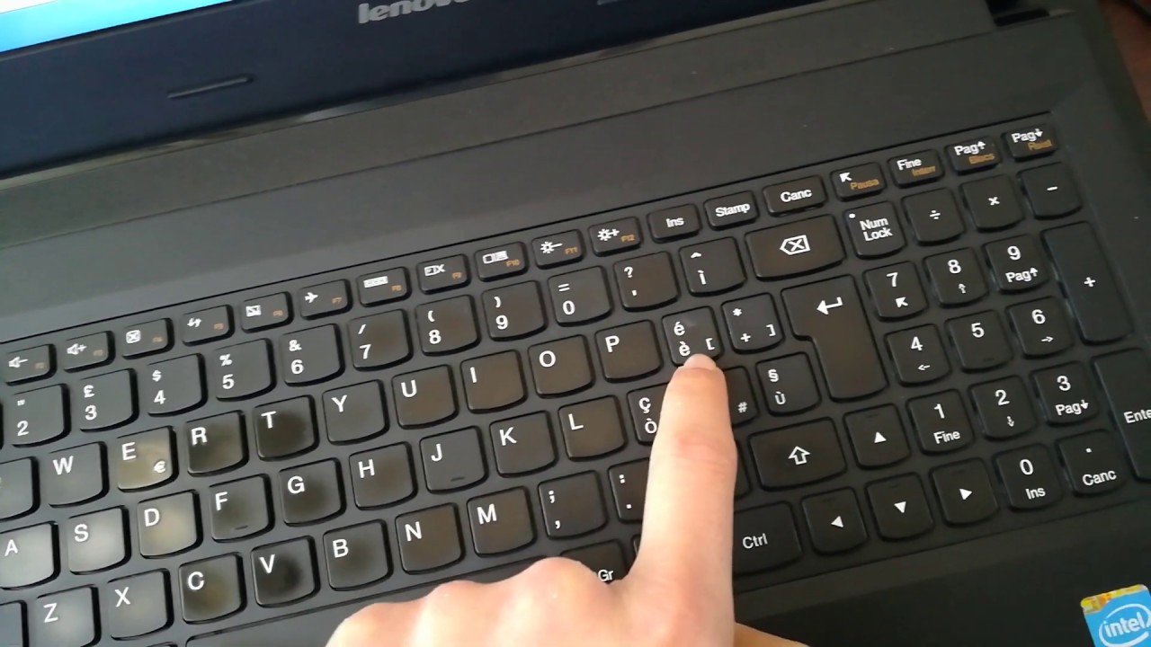 Come Digitare la E Accentata sulla Tastiera - YouTube