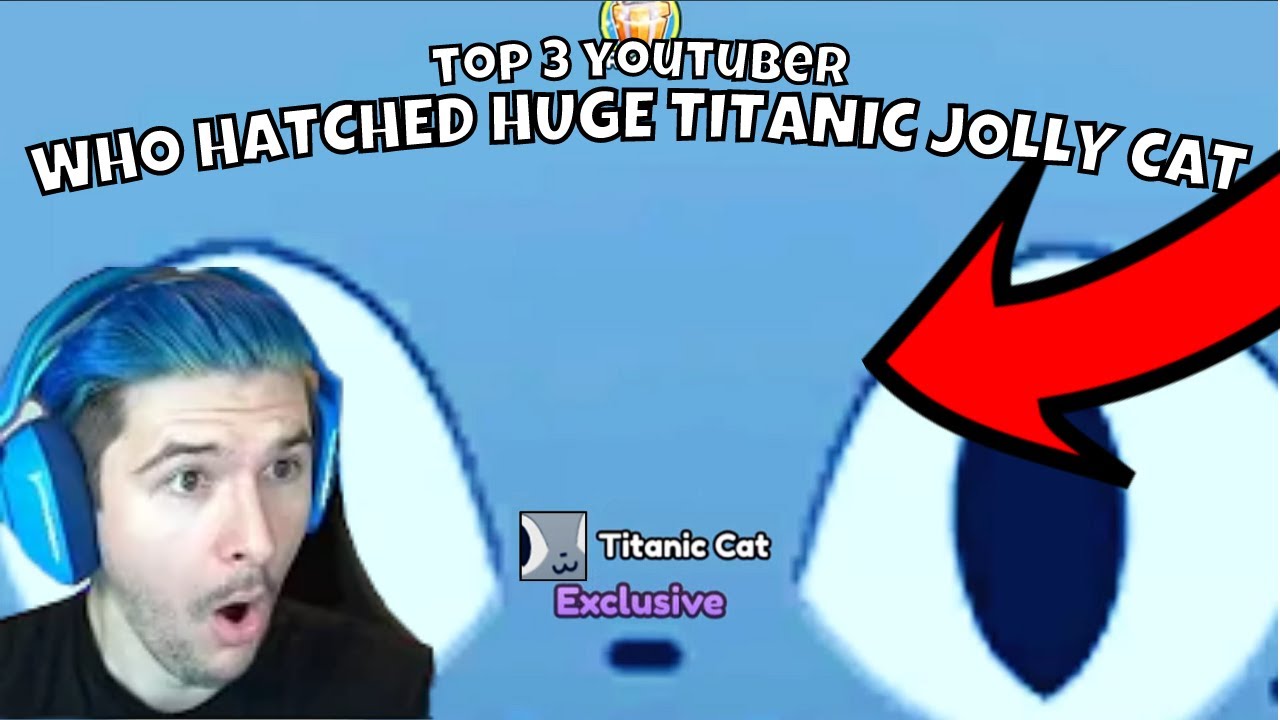 🤯 TOP 3 PLAYERS HATCHED EXCLUSIVE TITANIC JOLLY CAT 🎅 ON CAMERA IN PET ...
