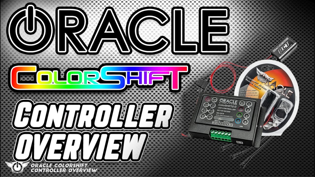 ORACLE ColorSHIFT RGB Controller Overview - YouTube