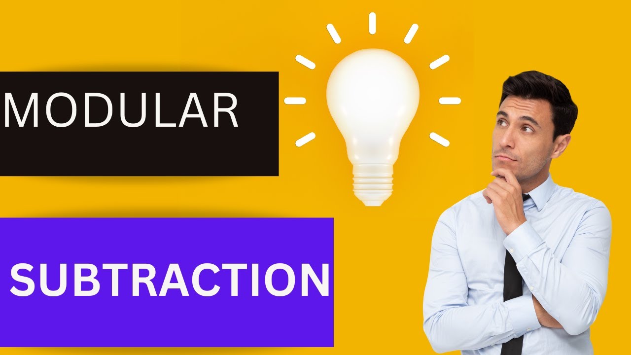 How To Solve Modular Subtraction Arithmetic - YouTube