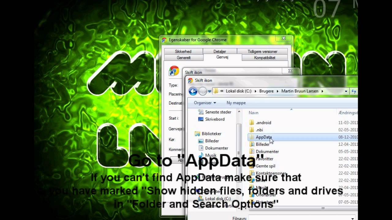 How to change Google Chrome icon - YouTube