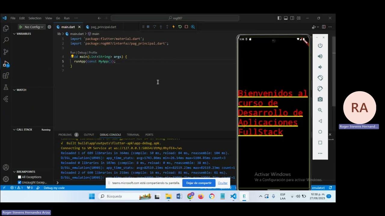 03 3 Flutter Organizar Logica app - YouTube