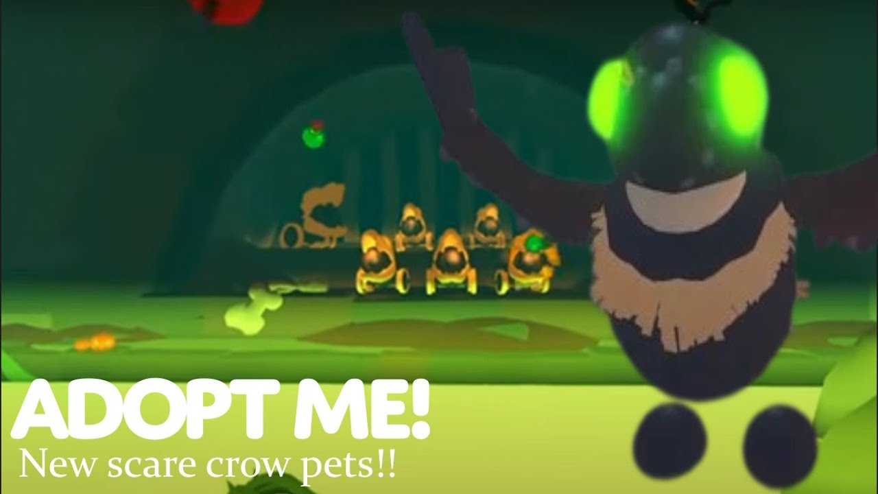 New Scare Crow Crow in Adopt Me Roblox! (New scare crow pet and box ...