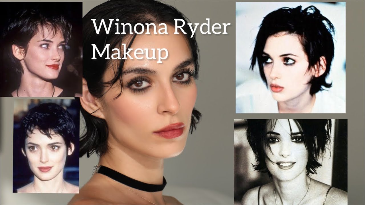 Winona Ryder inspired makeup - YouTube