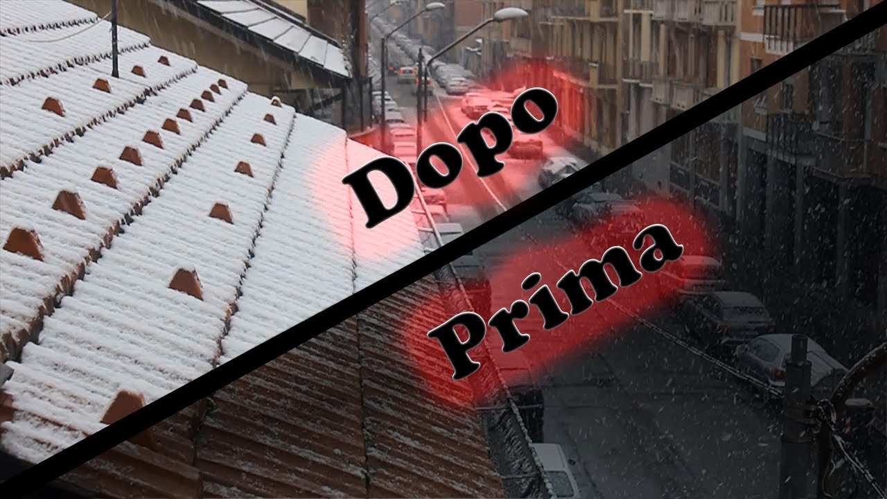 Timelapse Blizzard NEVE A TORINO [02/02/2019] (Snow in Turin) - YouTube