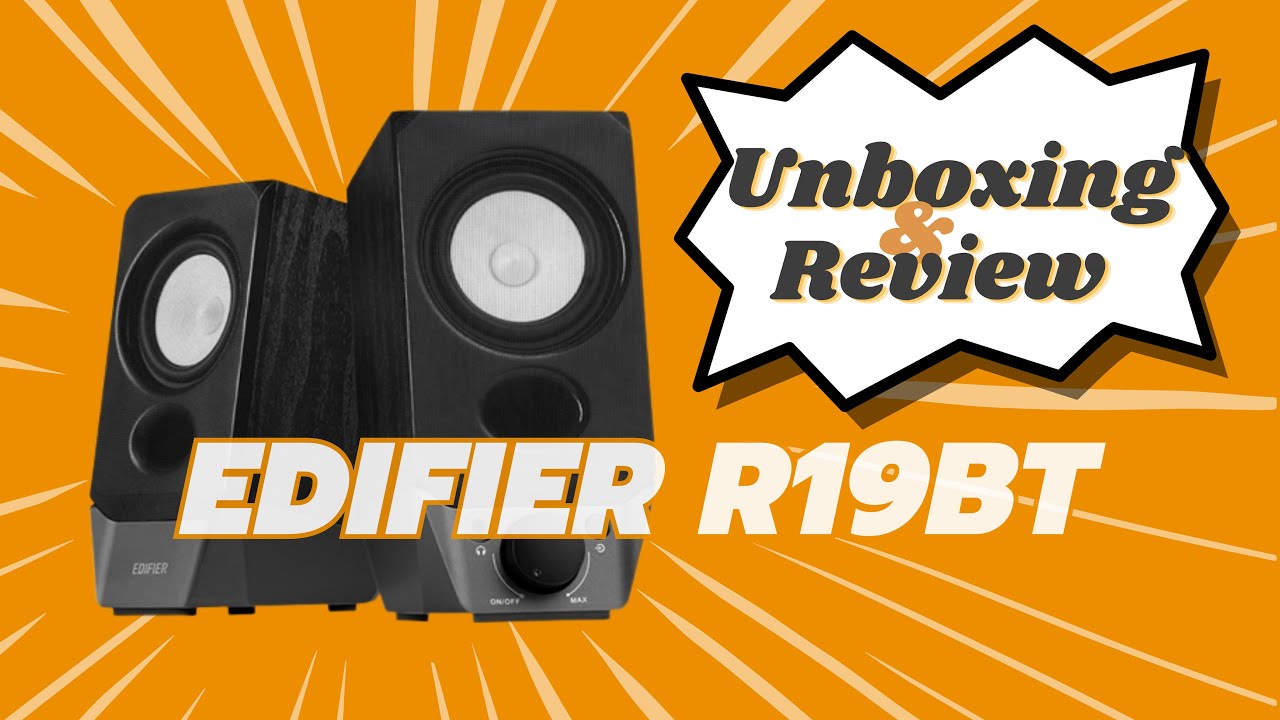 SETUP | Unboxing e Review Caixa de som EDIFIER R19BT - YouTube