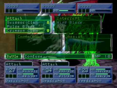Digimon World 2 VS OverLord GAIA - YouTube
