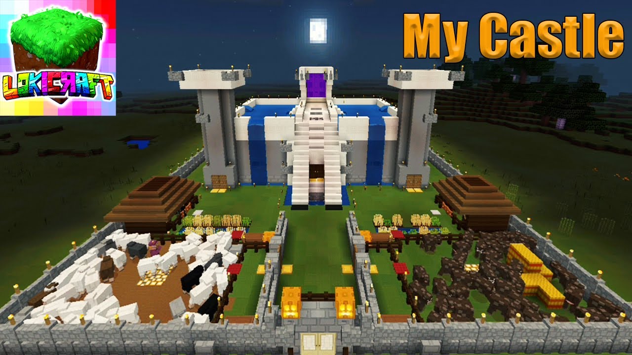 My Castle In Lokicraft Survival - YouTube