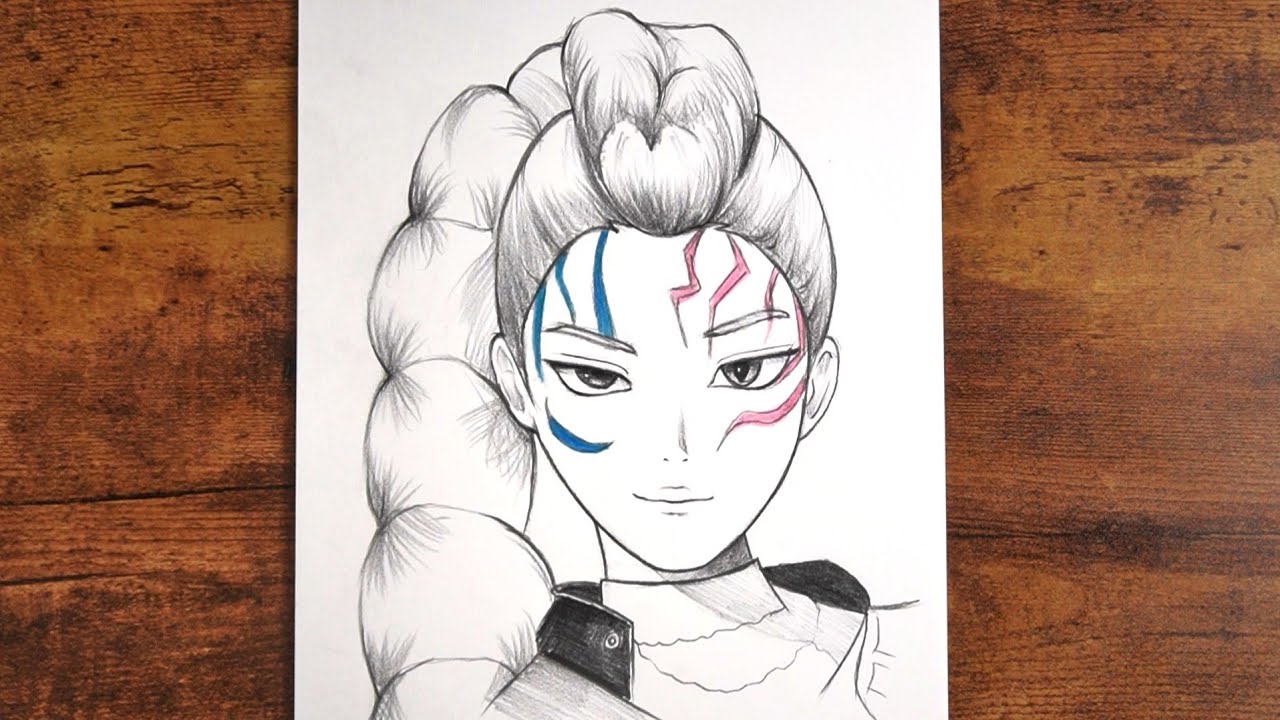 How to Draw Rumi from kpop Demon Hunter: drawing Tutorial step by step ...