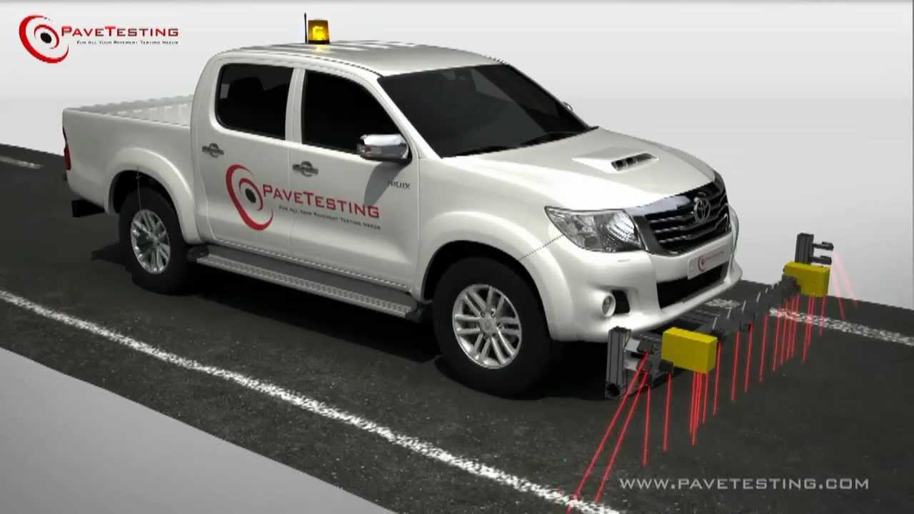 PAVEPROF Laser Profilometer PaveTesting Web - YouTube