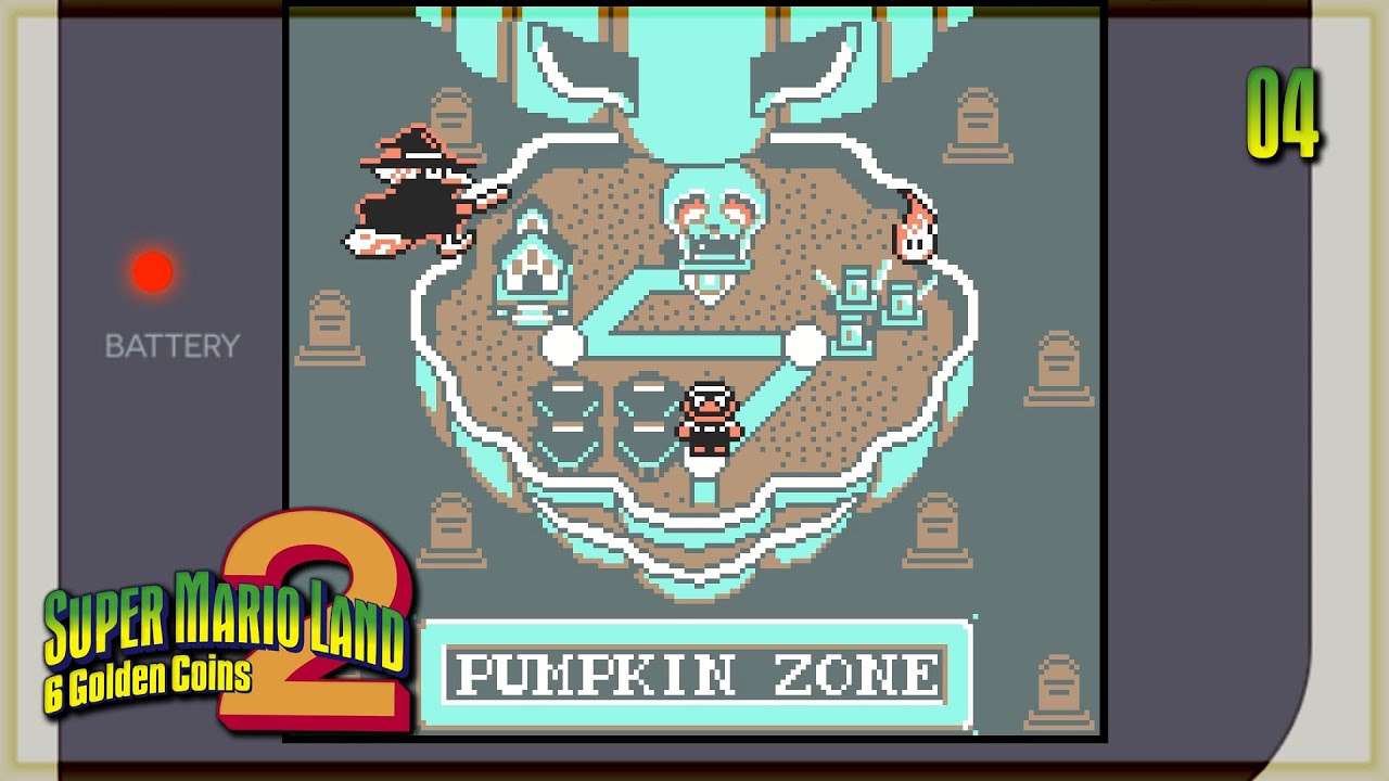 Super Mario Land 2: 6 Golden Coins | #04 - Pumpkin Zone - YouTube
