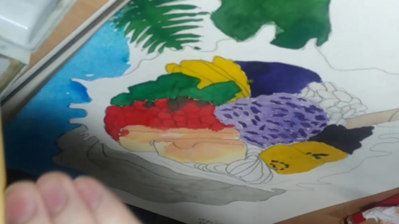 Autism Spectrum Arts// Cool Halo-halo Sketching Watercolor - YouTube