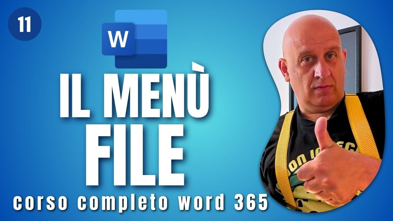 La Guida Definitiva al Menù File di Word 365 - Corso completo word 365 ...